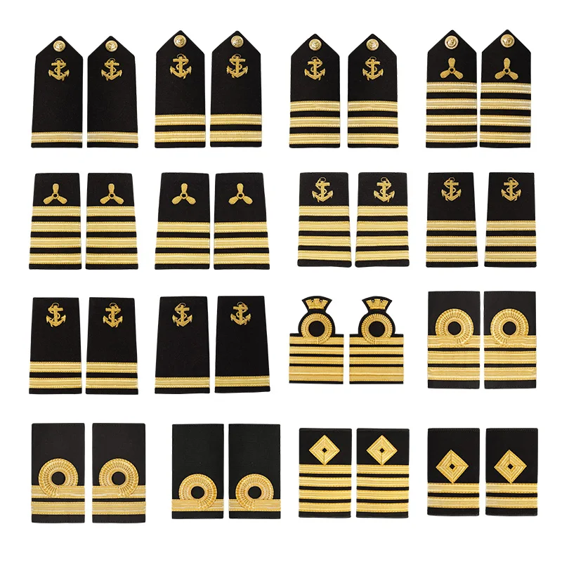 Sailor-Skipper-Captain-Epaulets-Chief-Engineer-Epaulette-Shoulder-Mark ...