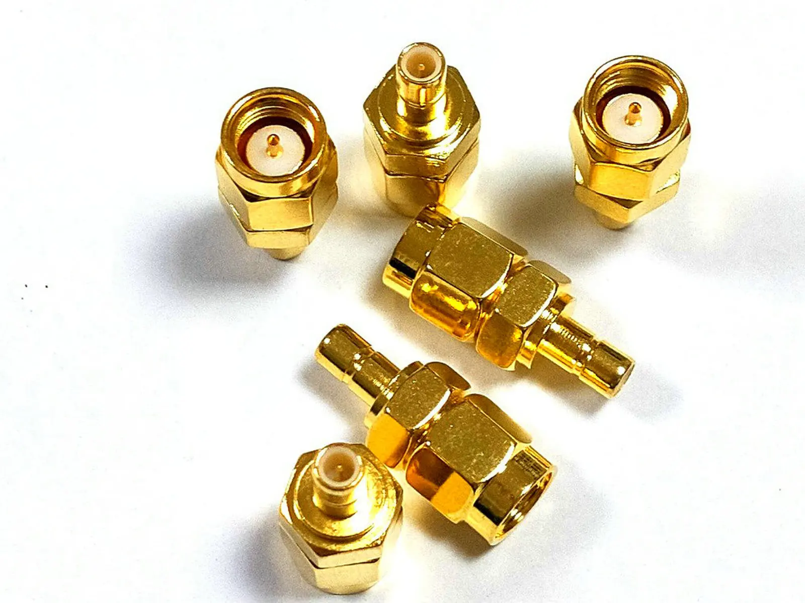 50pcs/200pcs Sma Male Plug To Smb Male Straight Rf Connector ...