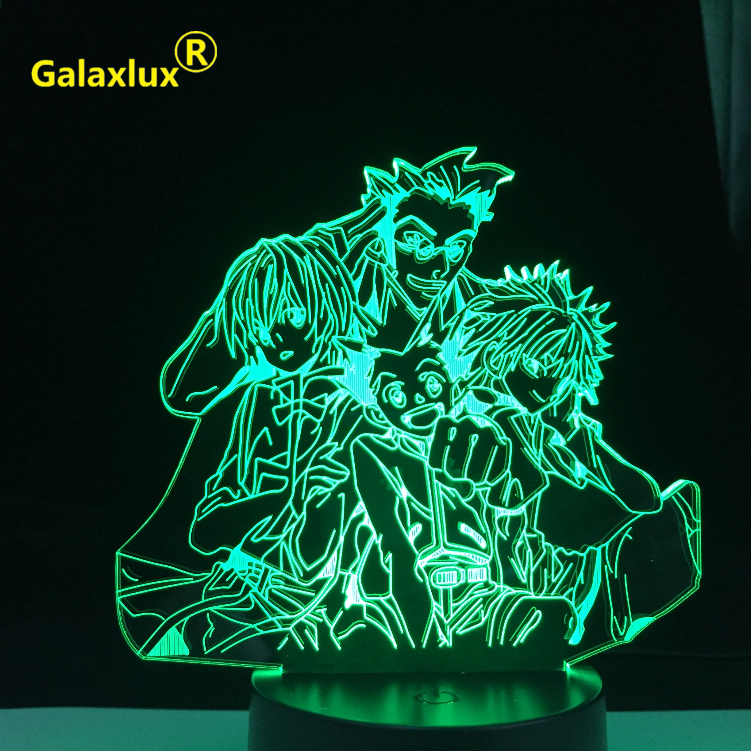 Hunter x hunter killua led luz para crianças decoração do quarto grupo ...