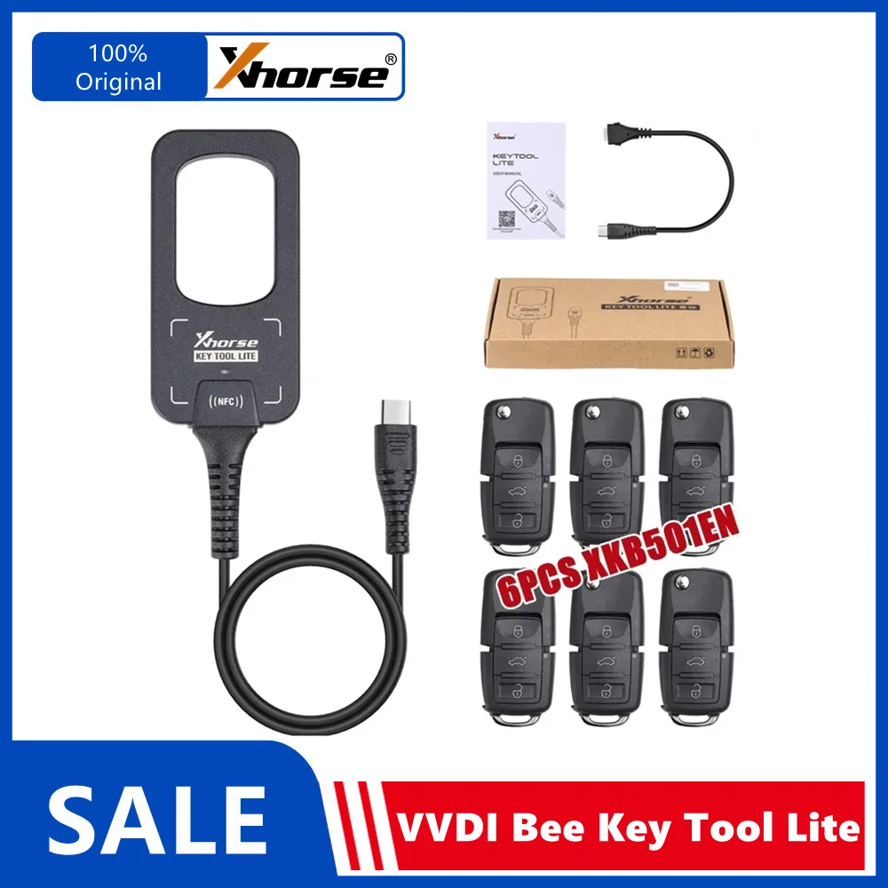 Xhorse VVDI Bee Key Tool Lite Key Generator Remote Programmer with 6PCS ...