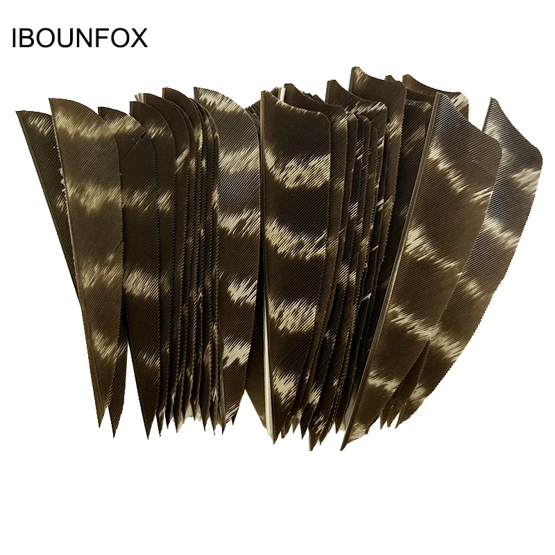 50Pcs-Arrow-Feather-Fletching-3-4-5-Inch-Nature-Turkey-Feathers-for ...