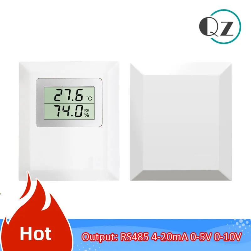 Indoor wall mounted with display temperature sensor high precision RS485 indoor temperature and ...