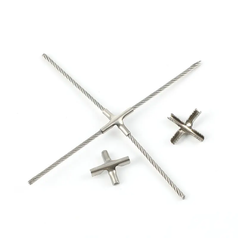 304 Inoxidável Invisible Anti-roubo Rede Cruz Clip Buckle, Cerca de ...