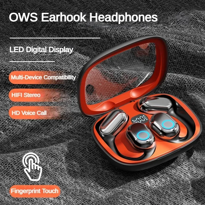 OWS-Waterproof-Wireless-Bluetooth5-3-Earbud-Hifi-Stereo-Noise-Reduction ...