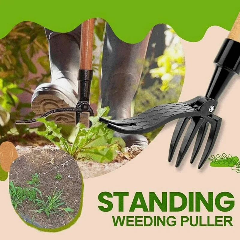 Stand-Up-Weed-Pulling-Tool-Hand-Puller-Standing-Plant-Root-Remover ...