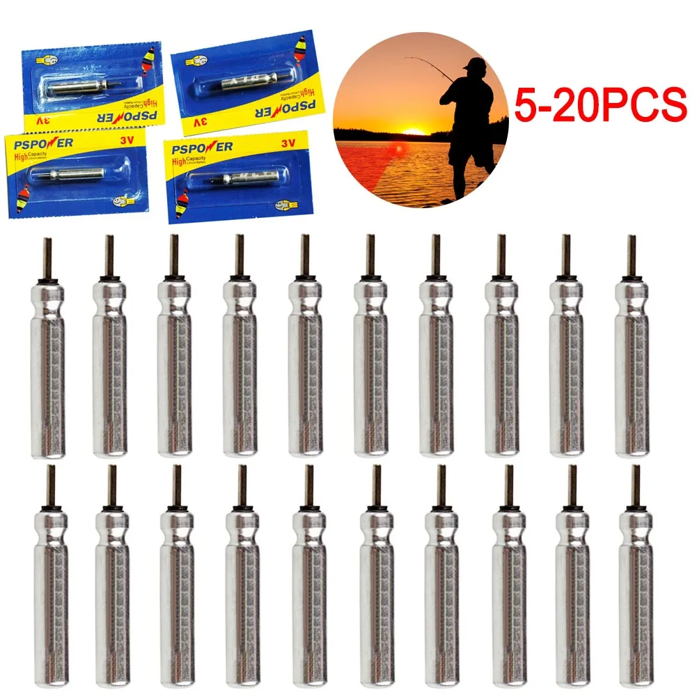5-20PCS-Luminous-Electric-Battery-CR425-Fishing-Floats-Lithium-Pin ...