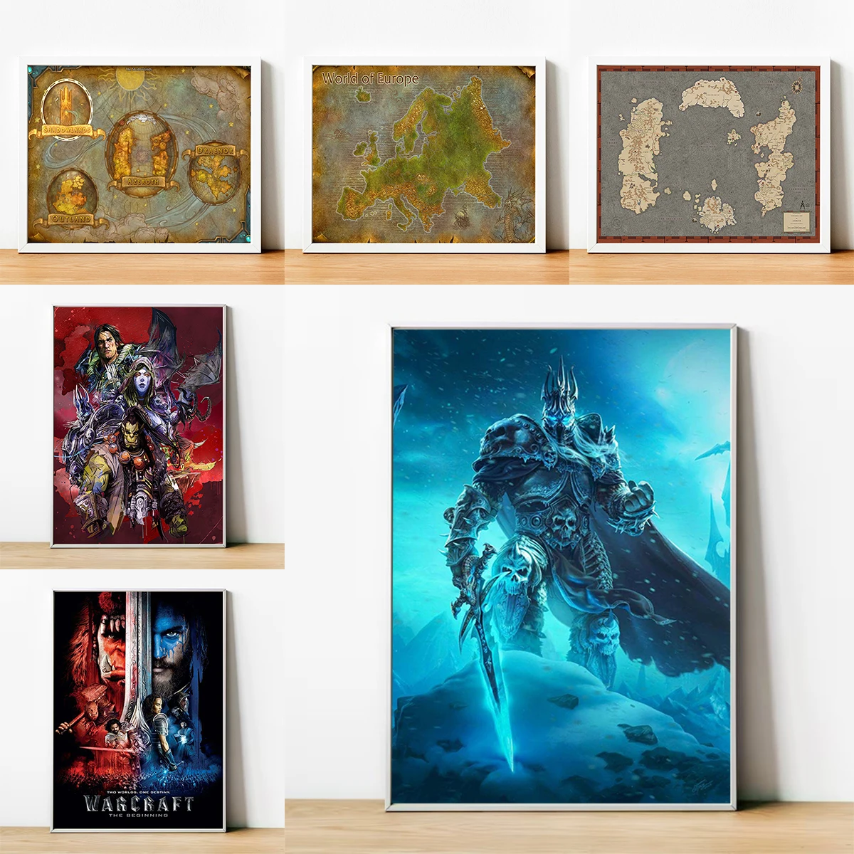 World-of-Warcraft-Game-Map-Movie-Poster-Wall-Decoration-for-Home ...