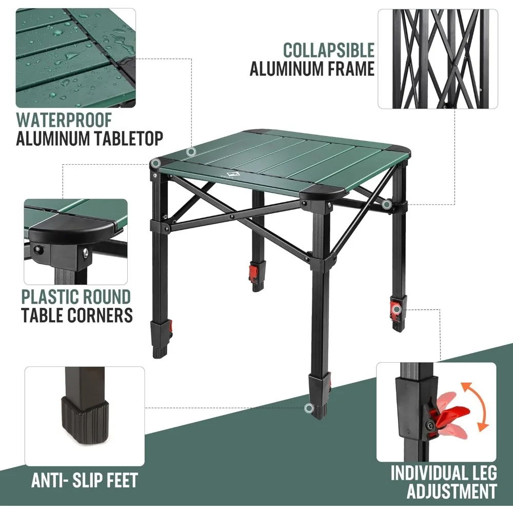 Folding Aluminum Square Table – High Country Adventure Gear