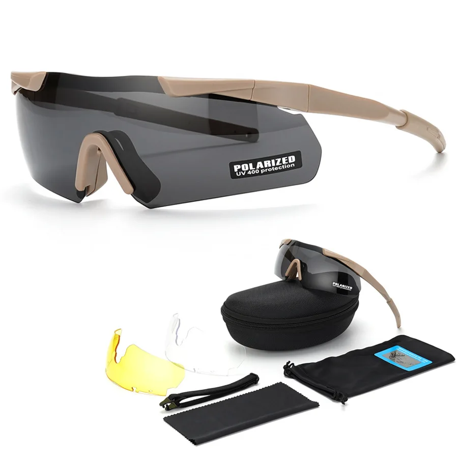 Tactical Hunting Shooting Cs Cycling Glasses Riding Army Airsoft Combat ...