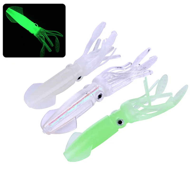 Luminous-soft-bait-big-Squid-baits-Artificial-Soft-Fishing-Lures ...