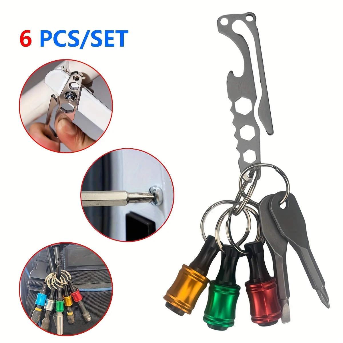1set Multi-Function Portable Tool Set–Quick-Release 1/4 Hex Shank ...