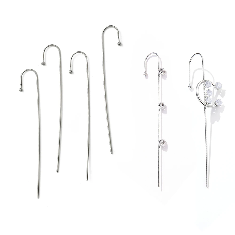 20Pcs-Stainless-Steel-J-shaped-Earring-Hooks-Hypoallergenic-Ear-Wire ...