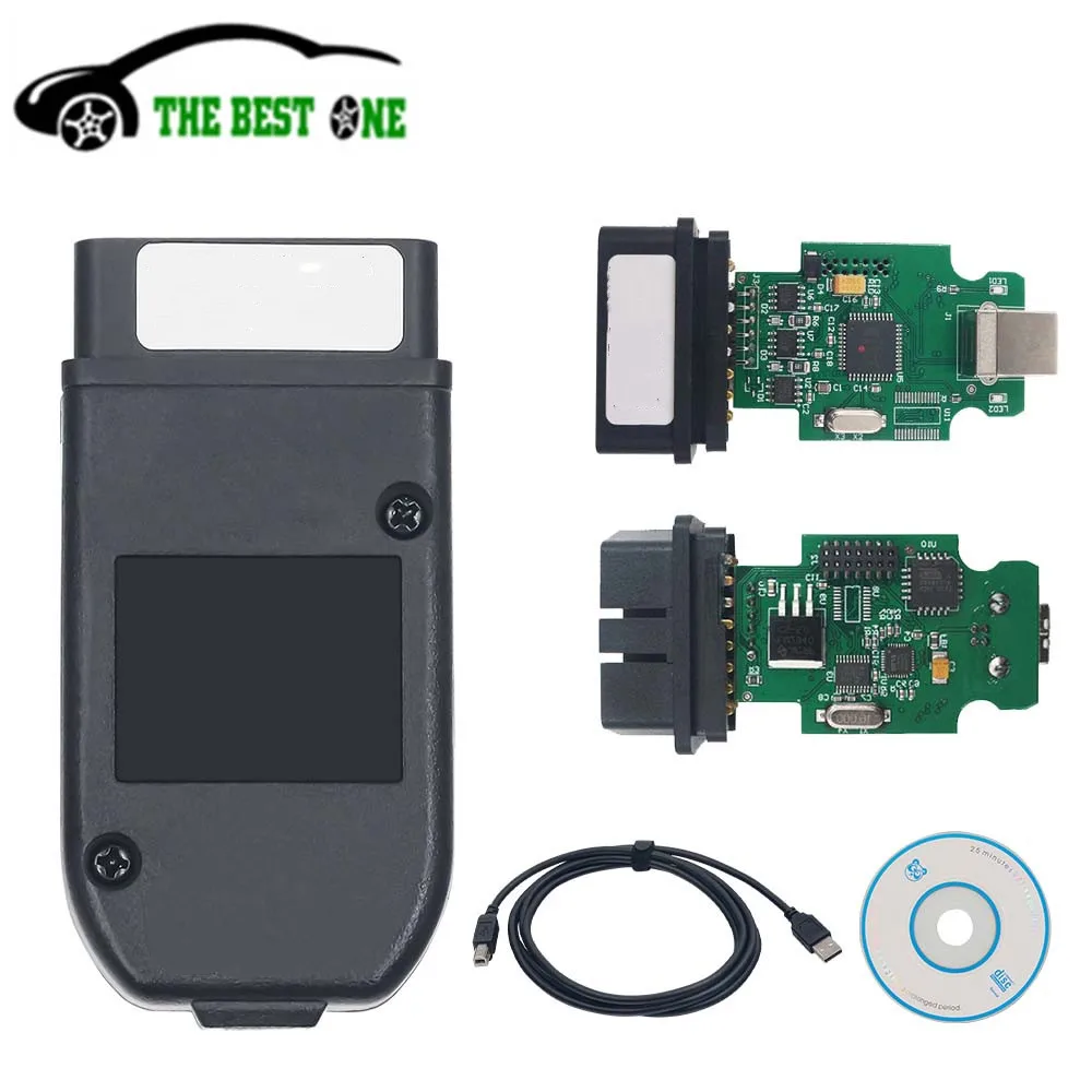 Newest V23.3 For VAG HEX V2 USB Interface Unlimited VINs ATMEGA162 OBD2 ...