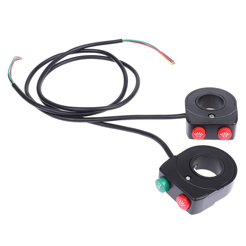 Motorcycle 22mm Handlebar Horn And Headlight Combination Switch Button Motor Switches Turn ...