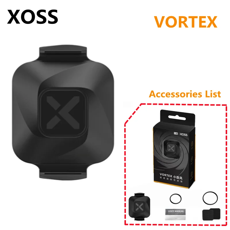 XOSS-Vortex-Speed-Cadence-Sensor-for-Bicycle-Computer-IPX7-Waterproof ...