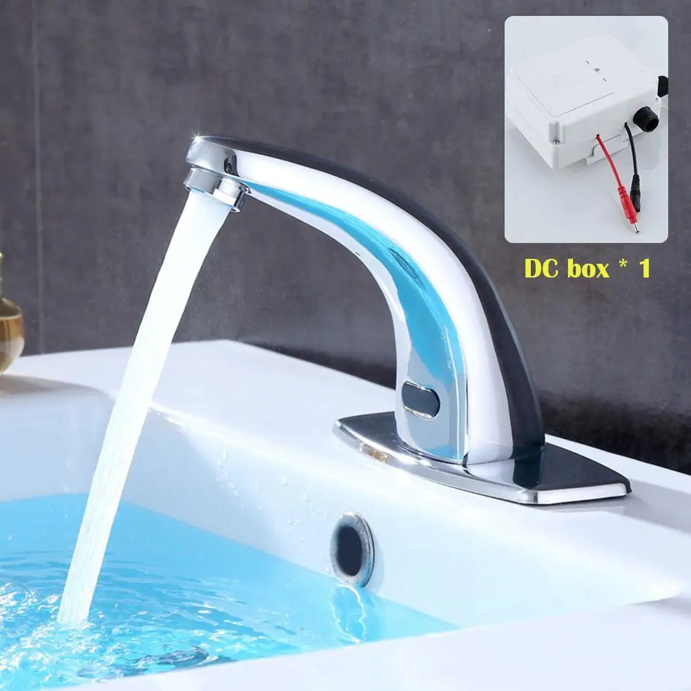 Touchless-Infrared-Automatic-Sensor-Bathroom-Sink-Faucet-Water-Energy ...