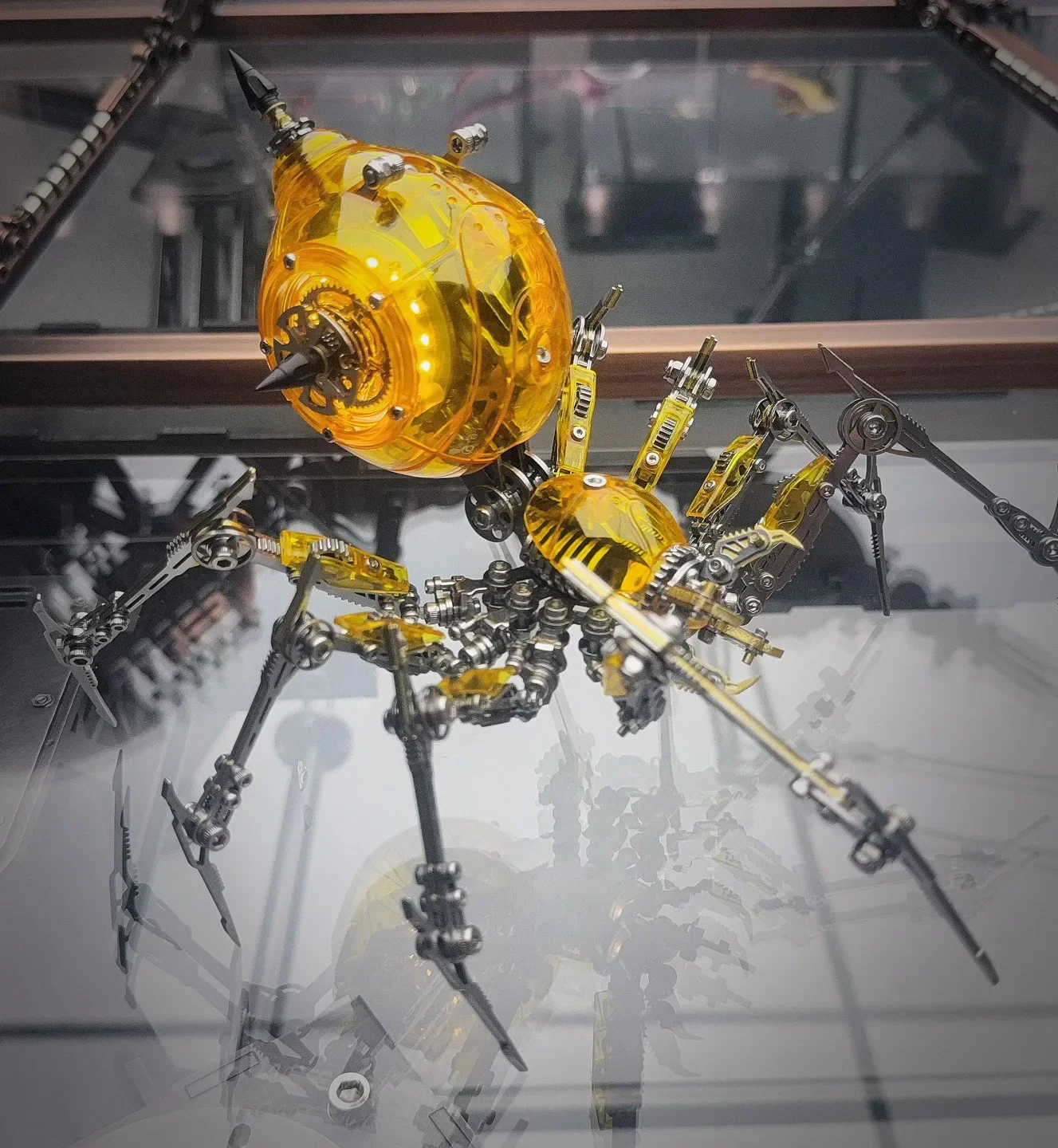 3D Puzzle Metal Spider Assembly Model Kits High Difficulty DIY ...
