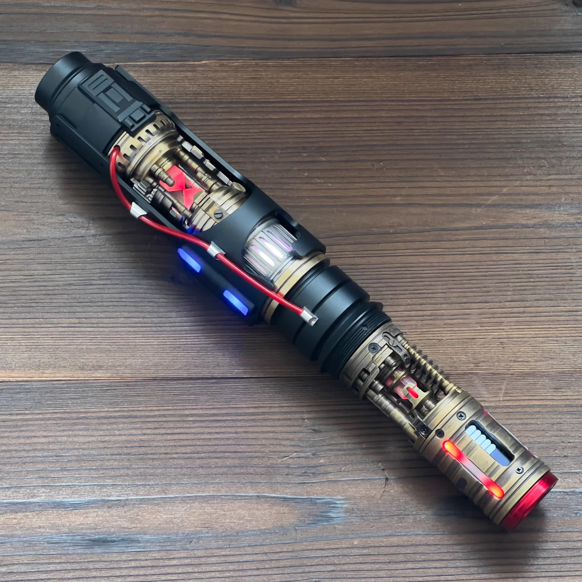ELF SABERS JediKiller The Slayer Neopixel Lightsaber Metal Brass ...