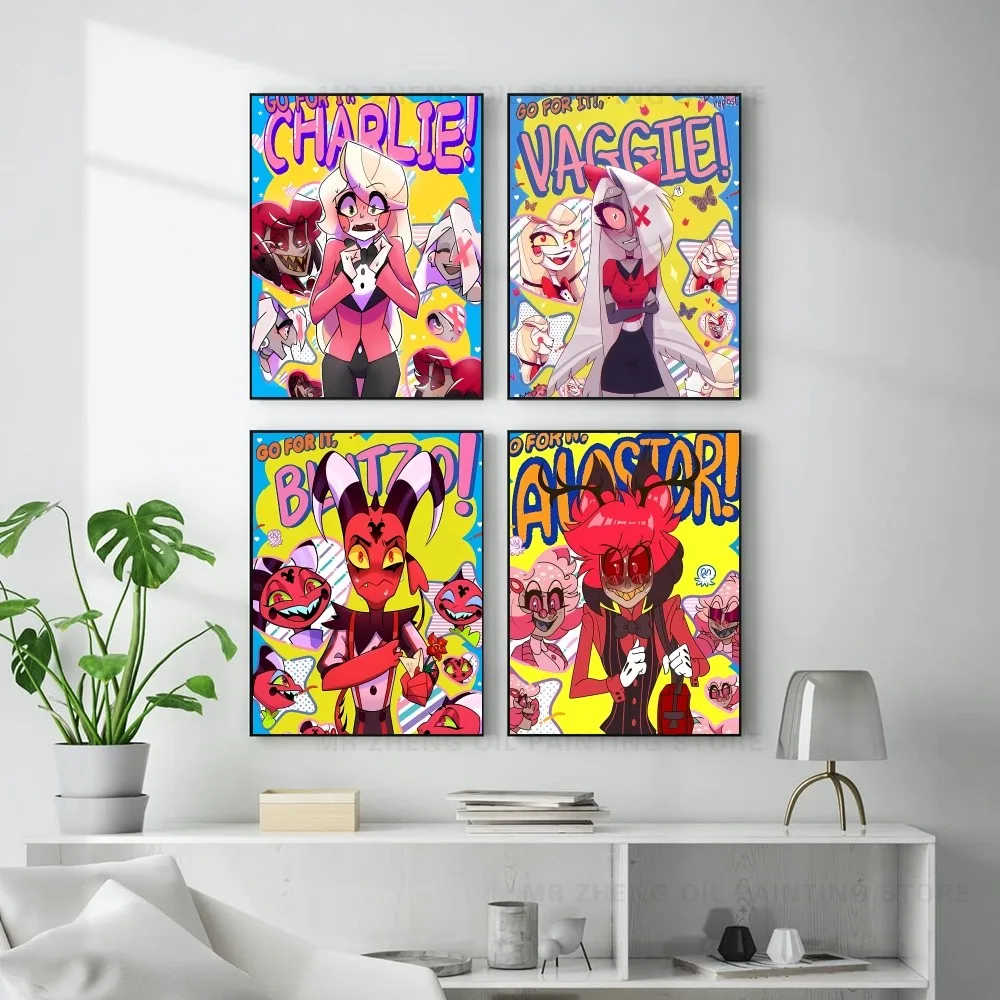 1PC-Anime-Poster-Self-adhesive-Art-Waterproof-Paper-Sticker-Coffee ...