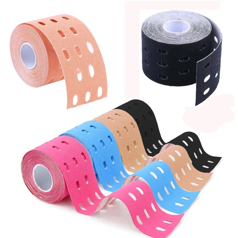 Hole-Kinesiology-Tape-Perforated-Elastic-Kinesiology-Exercise-Tape-for ...