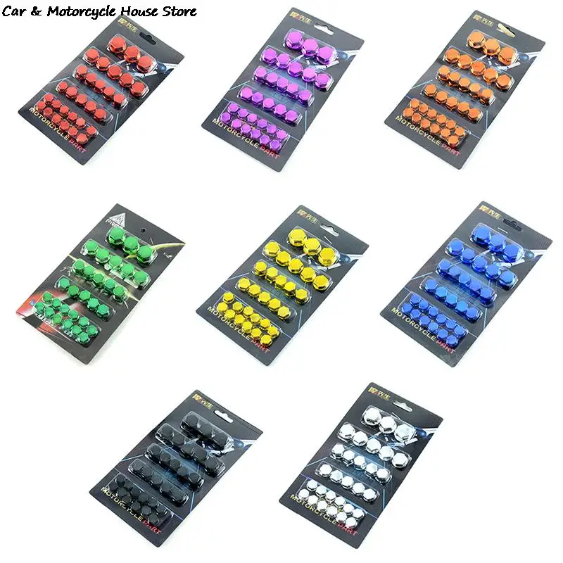 Couvercle De Vis Chromé, 30 Pièces, Pièces Modifiées Pour Moto, Couleur ...