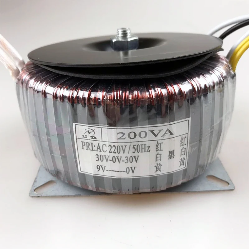 200w Toroidal Transformer 220v To Dual 30v Single 9v Amplifier ...