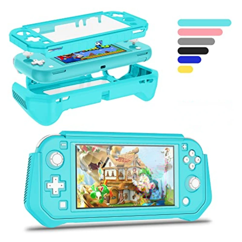Protective Case for Nintendo Switch Lite, TPU Shock Absorption and Anti ...