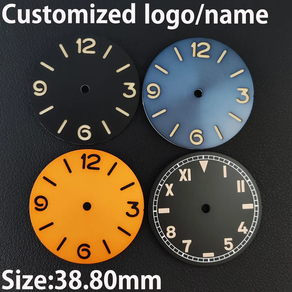 38-8mm-Dial-Green-Luminous-Sterile-Watch-Dial-Wristwatch-Plate-For-ETA ...