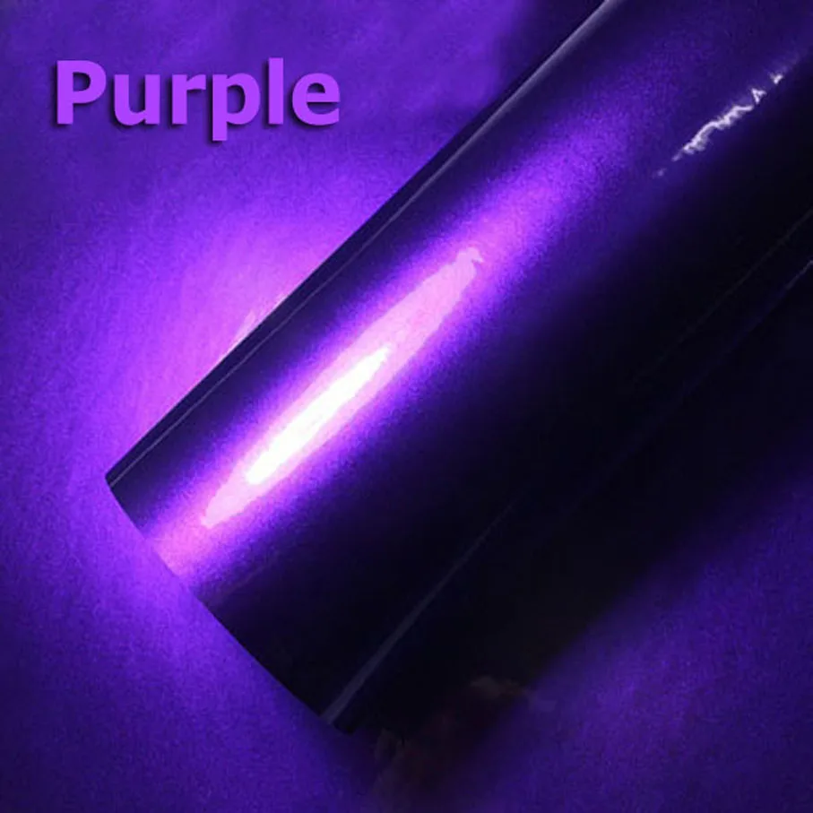 10-20-30-40-50-60CM-Premium-Purple-Metallic-Glossy-Glitter-Wrap-Sticker ...