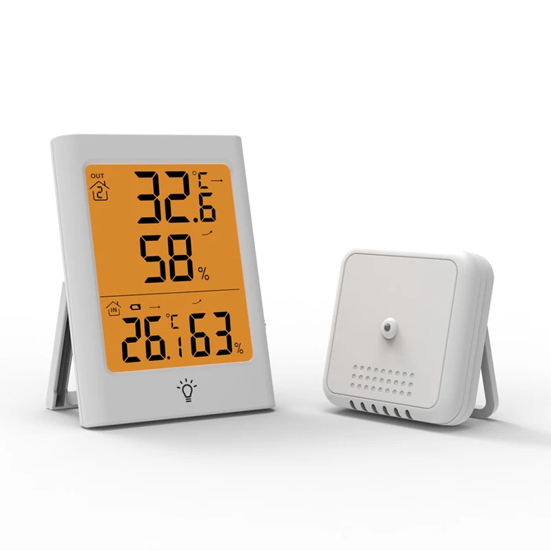 Rechargeable-Waterproof-Wireless-Electronic-Digital-Thermometer-Indoor ...