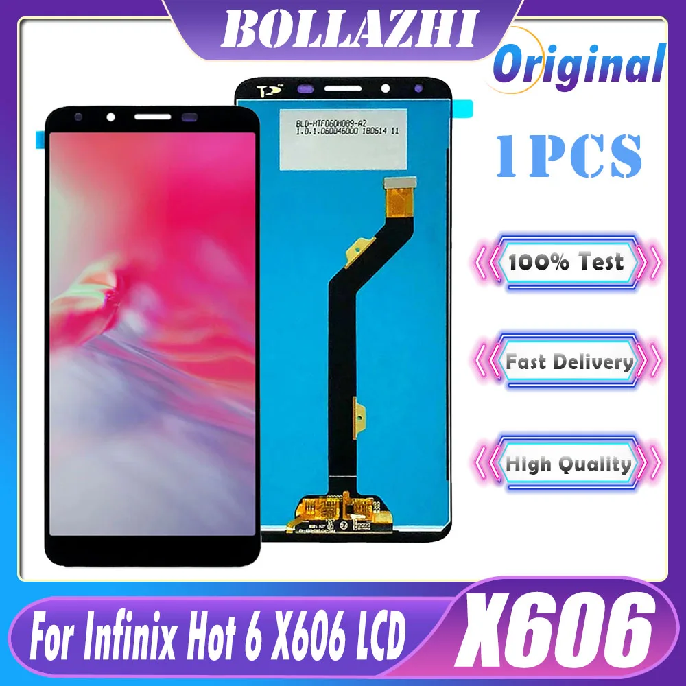 6.0 " Original Display For Infinix X606 Hot6 X606C Touch Screen ...