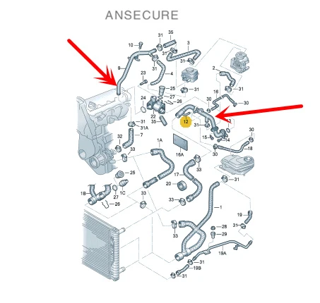 2002 Passat Cooling System Diagram