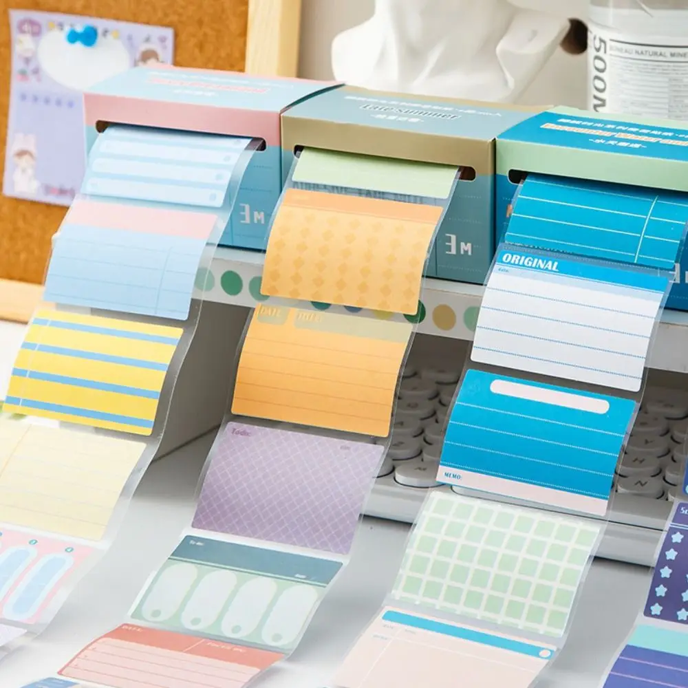 Sticky-Reminder-Pull-out-Roll-Label-Sticker-Keypoints-Marker-Reading ...