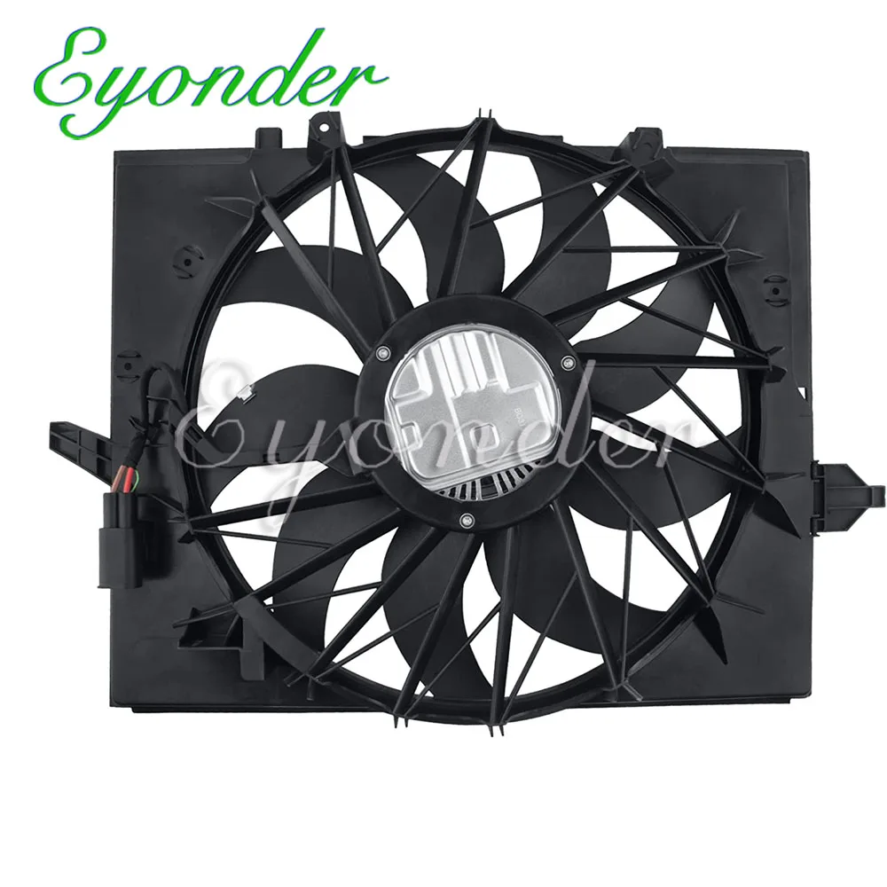 Radiador de refrigeración para coche, ventilador eléctrico para BMW E65 ...