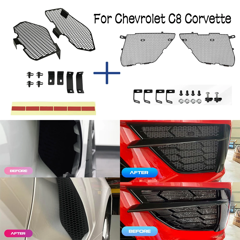 Grill-Radiator-Guards-Intake-Grille-Guard-Front-Side-Radiator-Shield ...