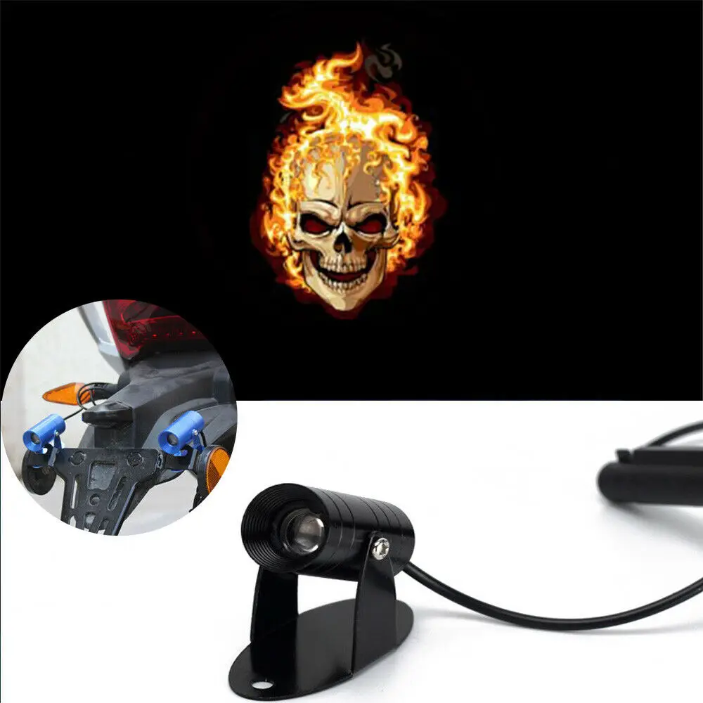 1pc-LED-Fire-Skull-Ghost-Logo-Motorcycle-Laser-Shadow-Rear-Lamp ...