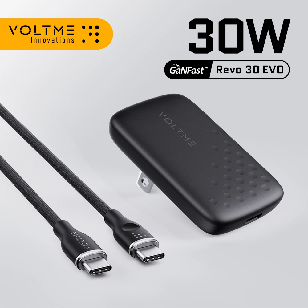 VOLTME-UltraThin-30W-Fast-Charger-V-Dynamic-GaN-Tech-PD-USB-C-Charger ...