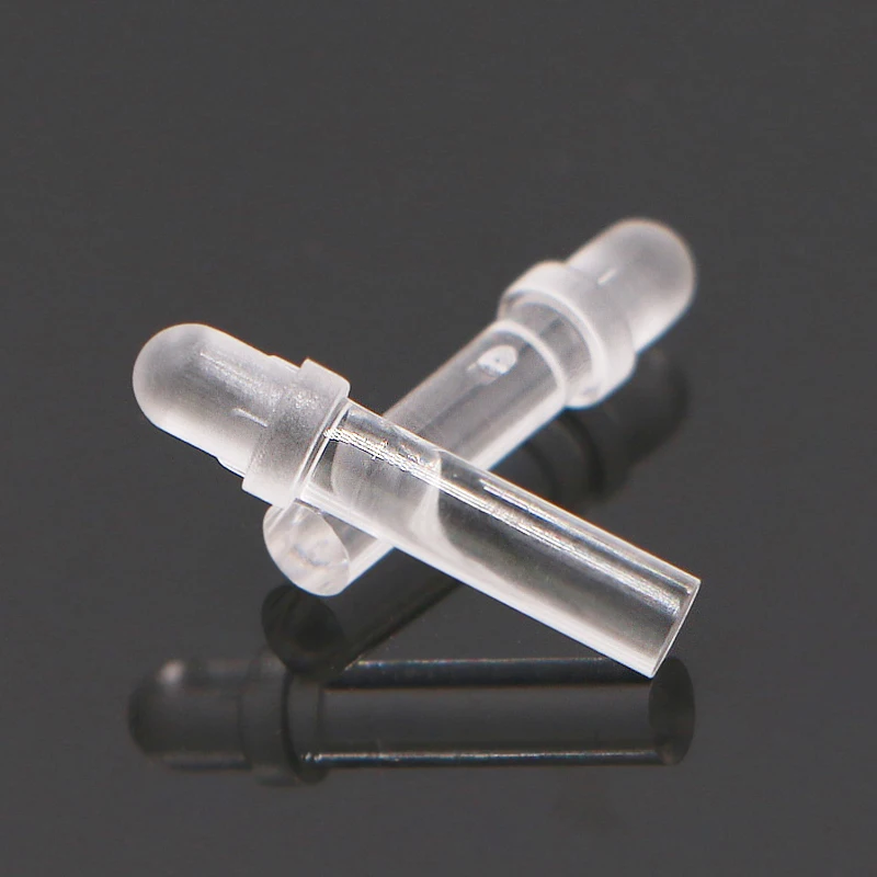 Clear Plastic LED Light Pipe 2.8MM Diameter Round Head Light Guide ...