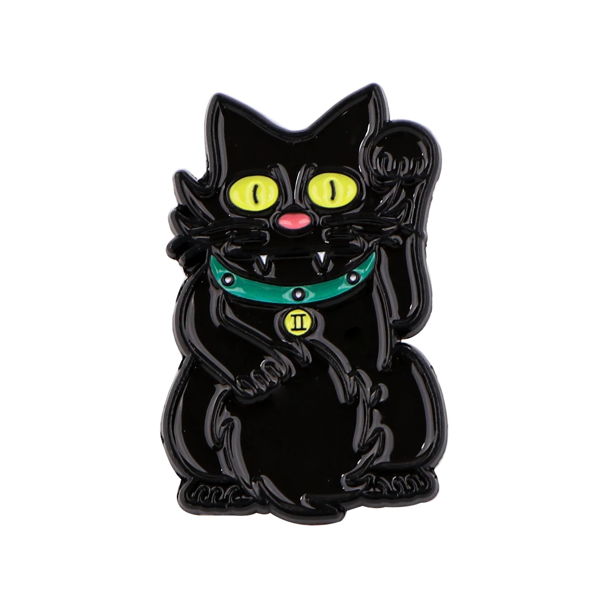 Cartoon Black Cat Lapel Pins for Backpacks Enamel Pin Men Women's ...