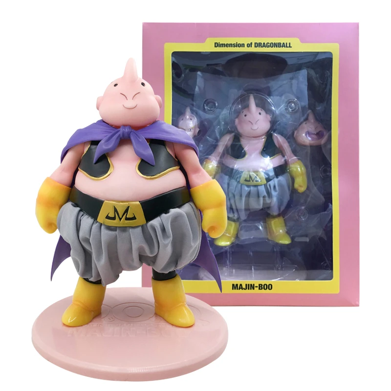 22cm New Japan Anime Dragon Ball Z Son Goku Majin Buu Three Head Dbz ...