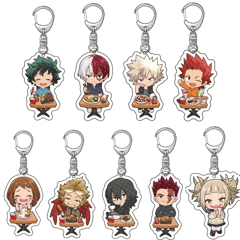 Fashion-Anime-My-Hero-School-Keychain-Cartoon-Character-Midoriya-Izuku ...