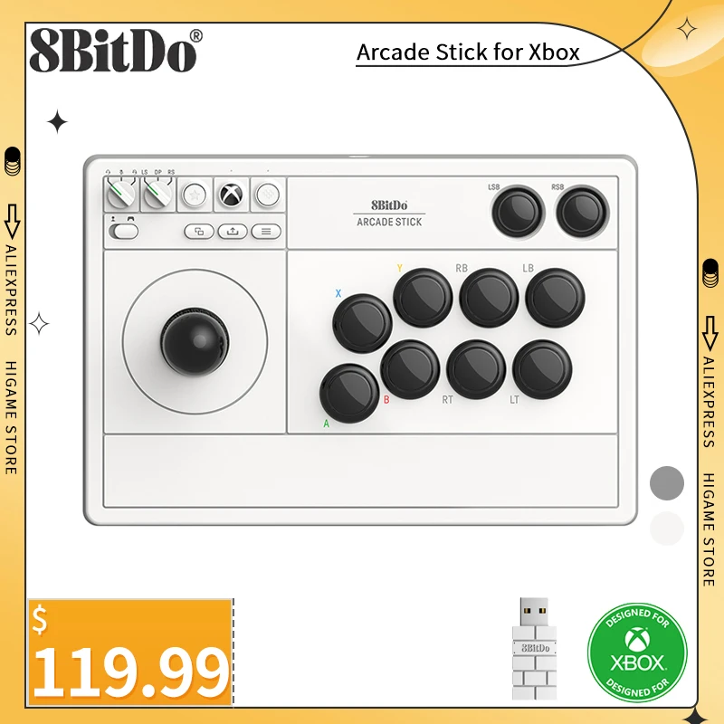8BitDo-Arcade-Stick-For-Xbox-Series-X-S-Xbox-One-and-Win10-Wireless-2 ...
