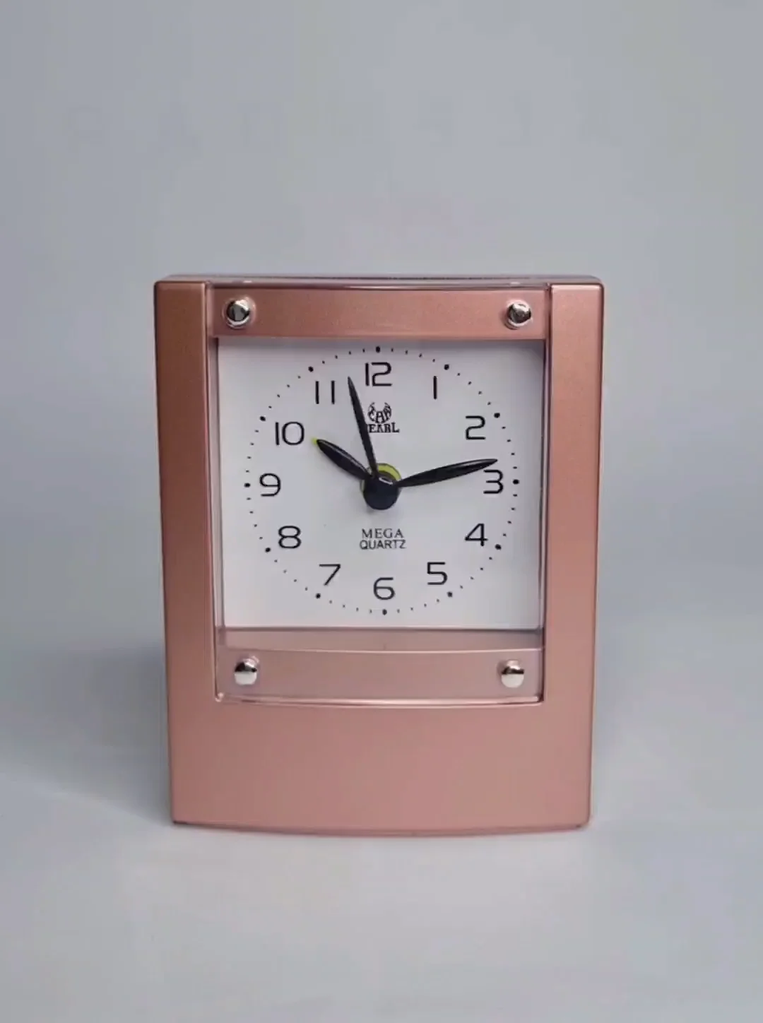 Pearl Travelling Table Alarm Clock Bi Squre system Travelling Alarm ...