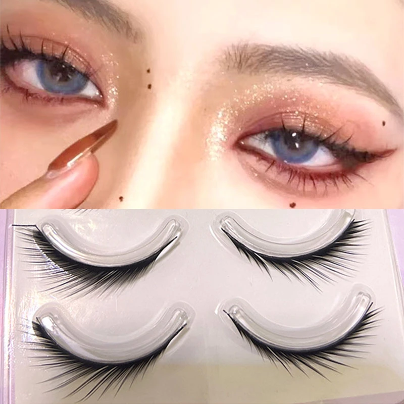 New Diagonal Fly Style Natural Thick Fake Eyelashes Spicy Novice Cos ...