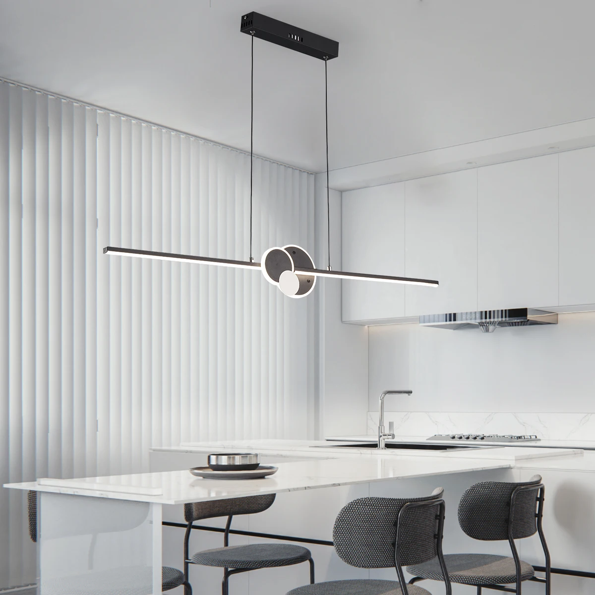 Google-Assistant-Smart-Home-Alexa-Nordic-LED-Pendant-Lights-for-Office ...