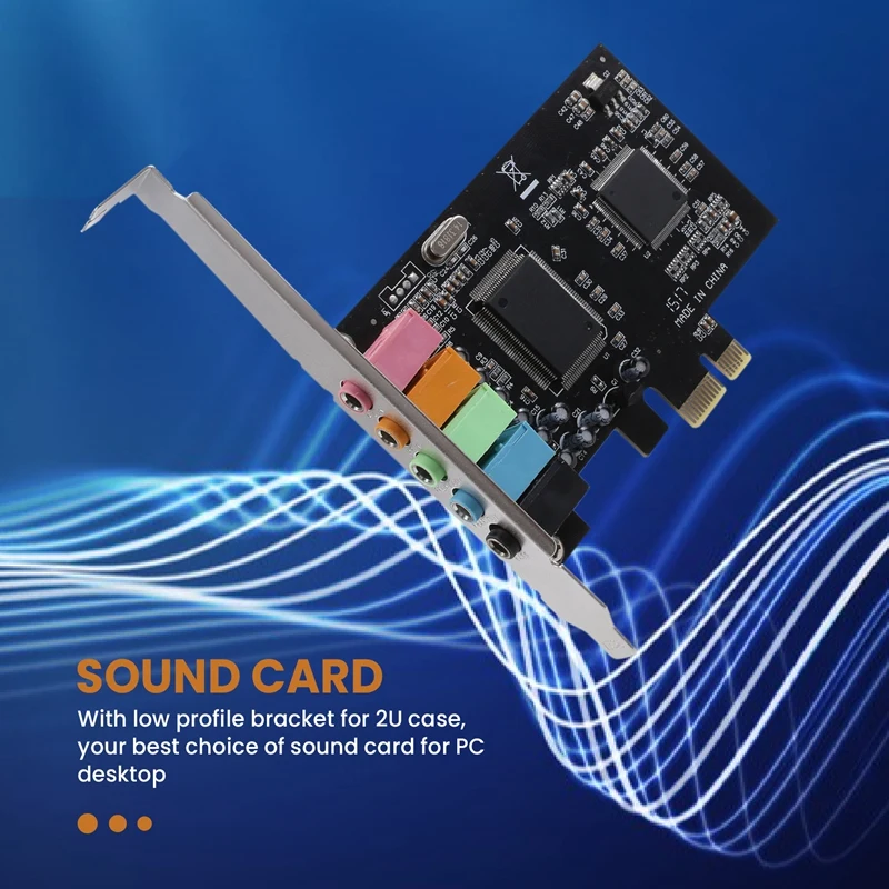 Sound Blaster 5.1 Channel PCIe Sound Card - CMI8738 Chip For Windows 10 ...