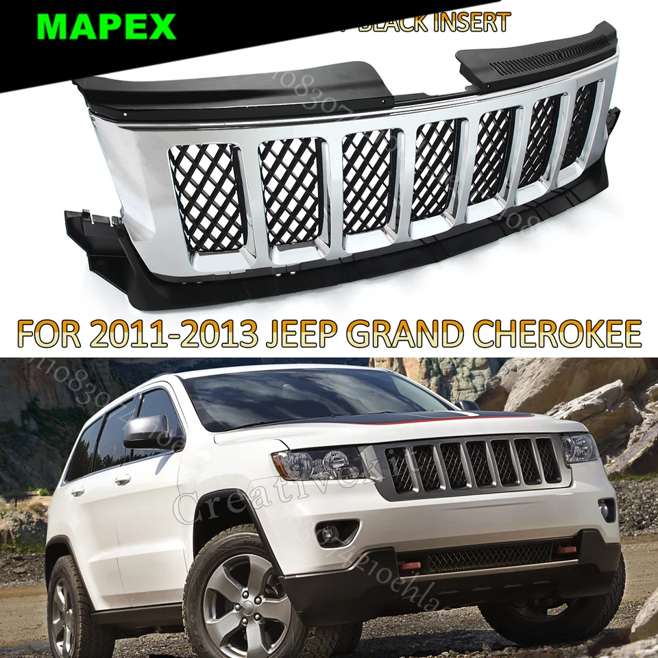 2011 Jeep Grand Cherokee Black Grill