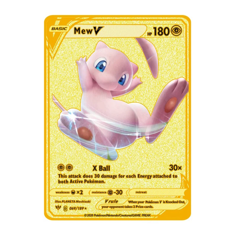Pokemon Mew Card X