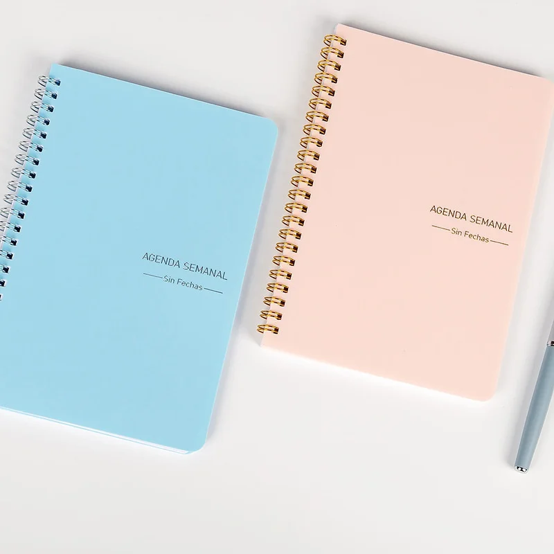 A5-Korean-Stationery-Agenda-Planner-Notebook-Diary-Weekly-Goal-Habit ...