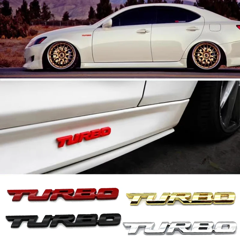 3D-Metal-Car-Sticker-for-Turbo-Logo-Rear-Trunk-Badge-Emblem-for ...